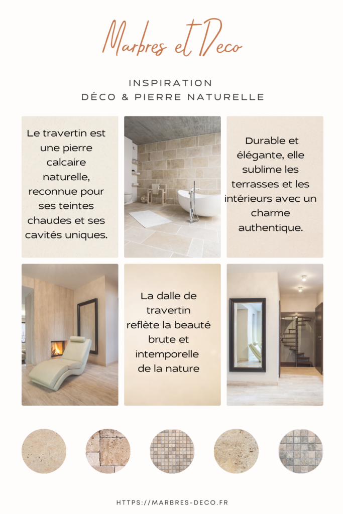 Travertin 06 dalles meilleur choix & prix Alpes-Maritimes | Marbres et Déco